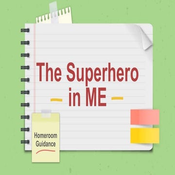 rhgp week 1 Module 1 THE SUPERHERO IN ME | PDF