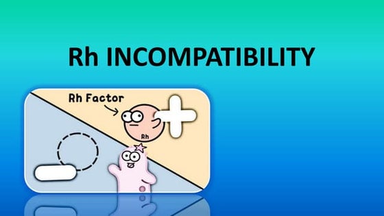 Rh incompatibility | PPT