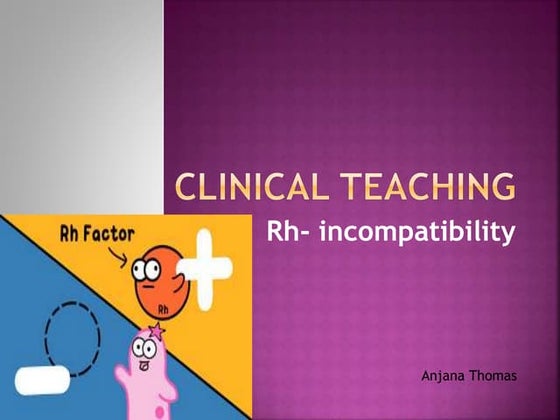 Rh incompatibility | PPT