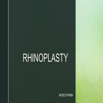 rhinoplasty .pptx