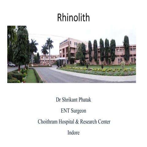 Rhinolith | PPTX