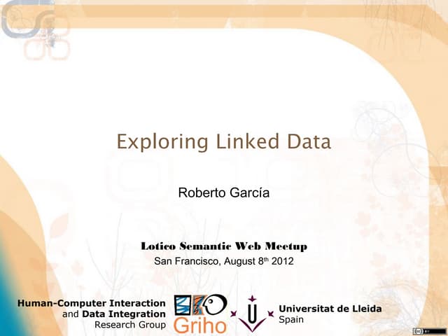 Exploring Linked Data Ppt