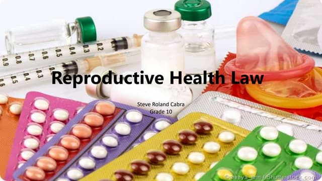Reproductive Health Law | PPTX