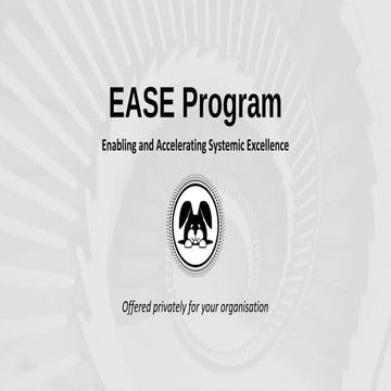 EASE Program for Organisations | PPT