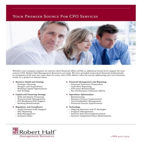 CFO Services Overview | PDF