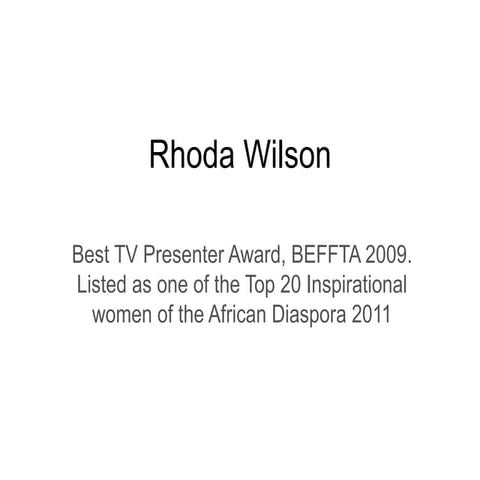 Rhoda Wilson | PPT