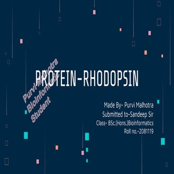Rhodopsin | PPTX