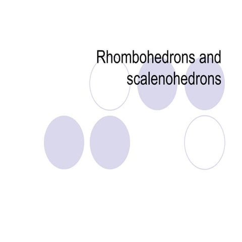 Rhombohedron | PPT