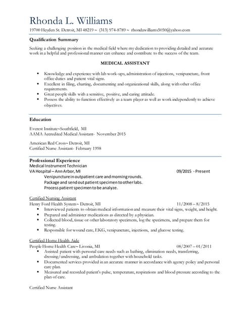 resume Rebecca | PDF