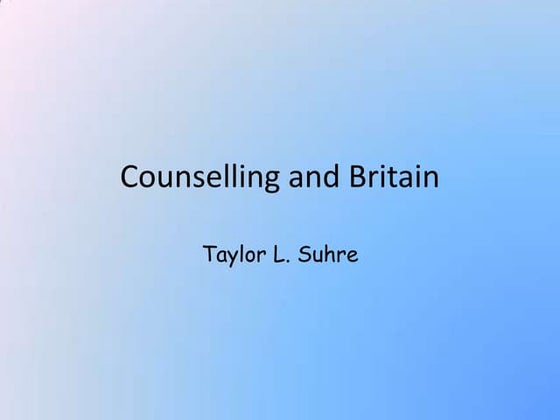 History of Counseling Timeline | PDF | Mental Health | Diseases and ...