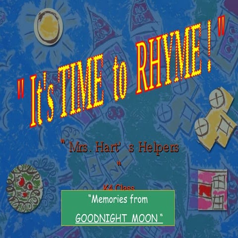 Rhyme power point goodnight moon assess 1 | PPT
