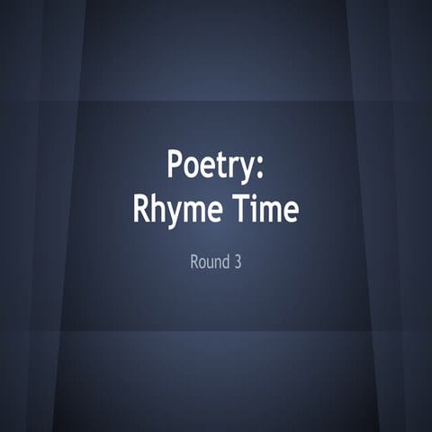 Rhyme Time | PDF