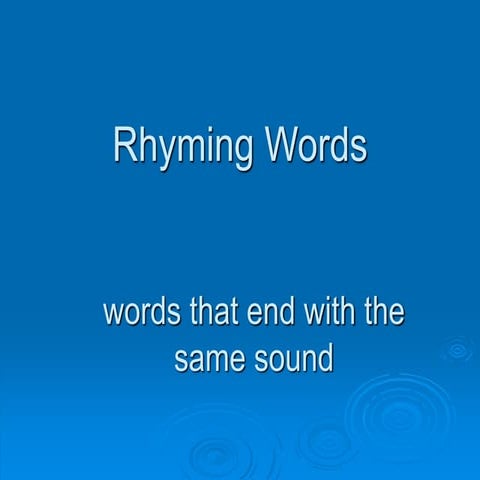 Rhyming Words.ppt