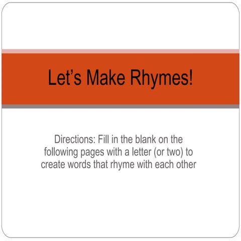 Rhymingwords3 | PPT