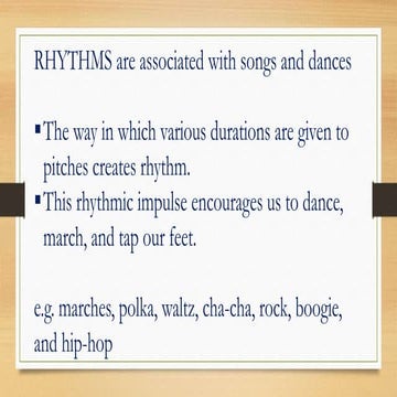 Rhythm | PPT