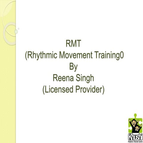 Rhythmic movement training | PPTX