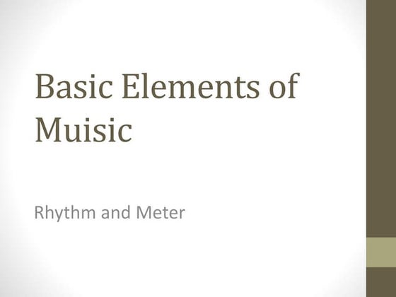 Tempo and Dynamics | PPTX | Classical Music | Music