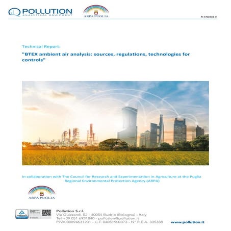 "BTEX ambient air analysis: sources, regulations, technologies for ...