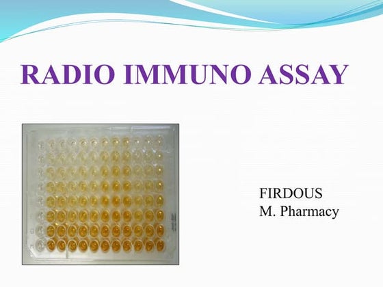 Radio immunoassay (RIA) | PPT