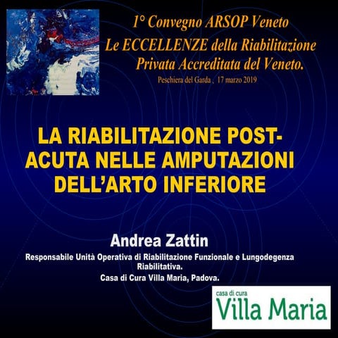 Riabilitazione amputato arto inferiore | PPT
