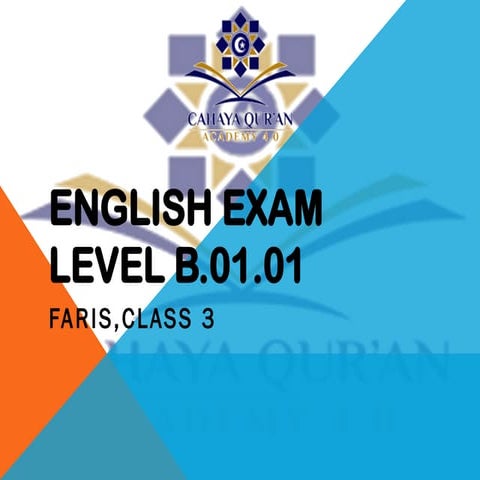 Power Point Presentation English Test For Grade 4 Pptx