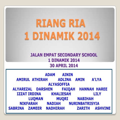Riang Ria 1 Dinamik 2014 | PPT