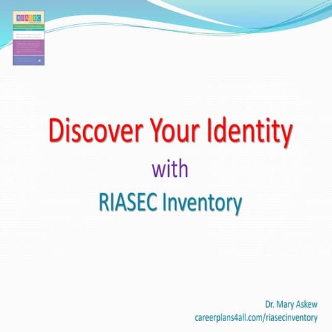 RIASEC Personalities | PDF