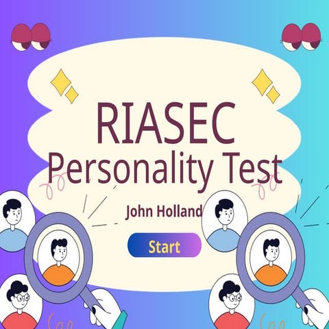 RIASEC Personality Test - Grade 9 Values.pptx