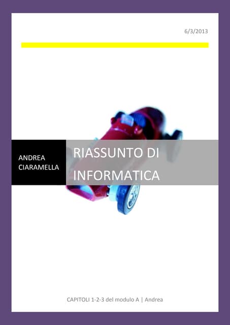 Componenti pc informatica | DOC | Consumer Electronics | Technology & Computing