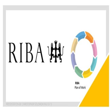 RIBA - PLAN OF WORK | PDF