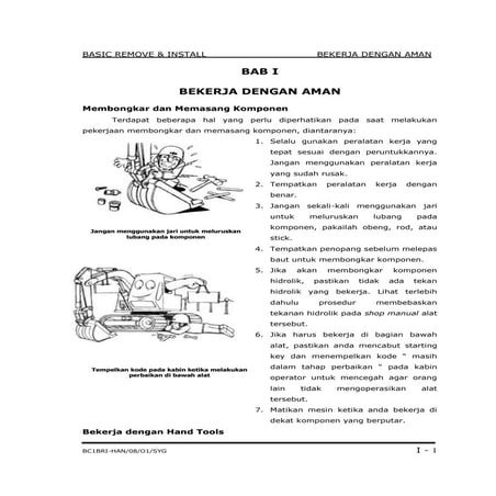 basic remove & install ( working safely) | DOC
