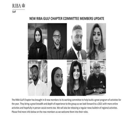 NEW RIBA GULF CHAPTER COMMITTEE MEMBERS UPDATE | PDF