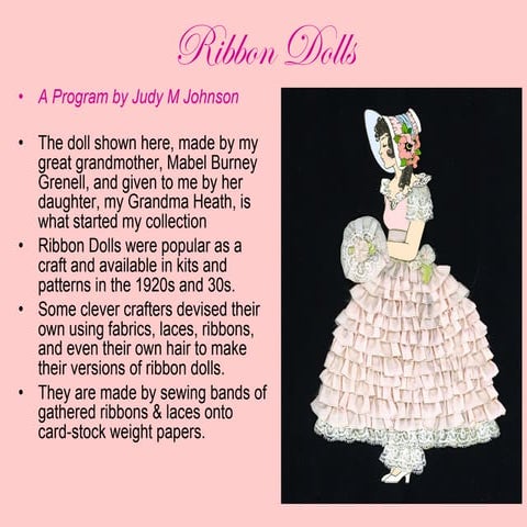 Ribbon dolls | PPT