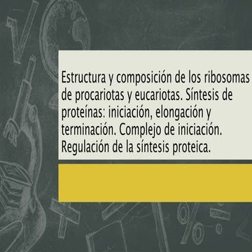 Ribosomas Estructura Tema 3 La Célula