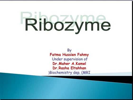 Ribozyme | PPT
