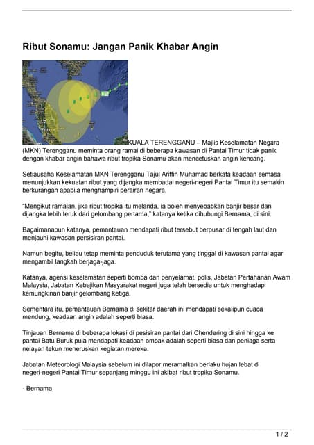Sambutan Ambang Merdeka 2012 | PDF