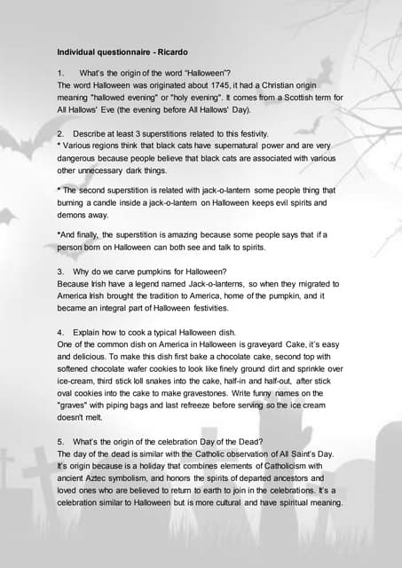 Halloween listening | PDF