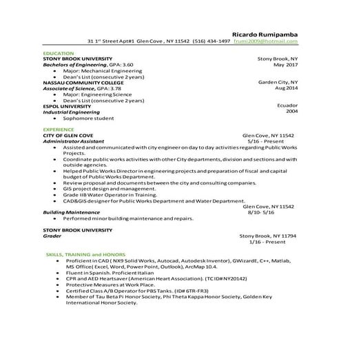 Resume | DOCX