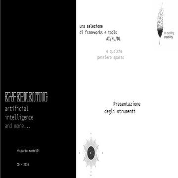Riccardo mantelli - Experimenting Artificial Intelligence | PDF