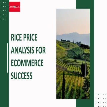 Rice Price Analysis For Ecommerce Success | PPTX