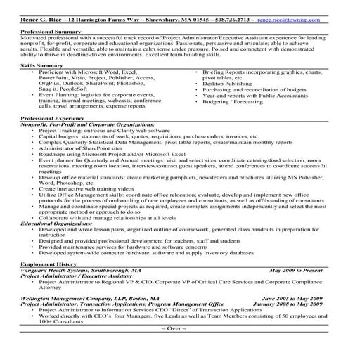 Sharon benoit resume | PDF