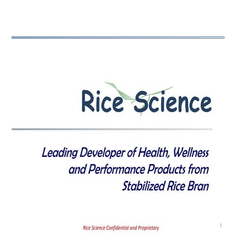 Rice Science3 | PPT