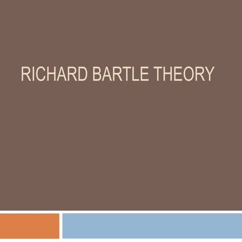 Richard bartle theory | PPTX
