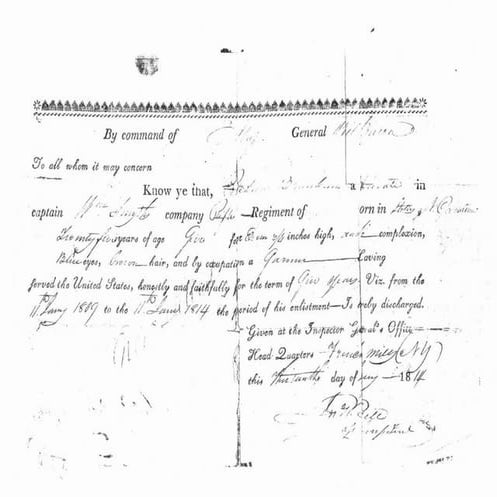 Richard branham military discharge and land claim | PDF