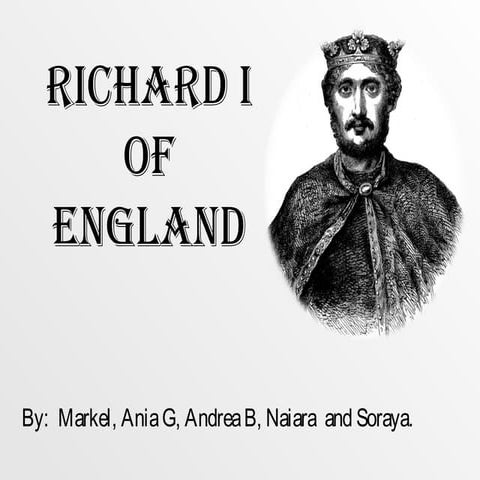 Richard i of england (the lionheart) bueno | PPT