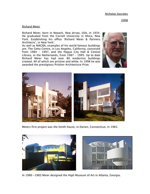 Analysis richard-meier | PDF
