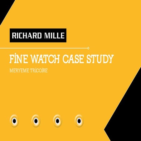 Richard Mille case study | PDF