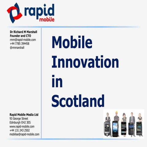Mobile Innovation in Scotland | PPTX | Computing | Technology & Computing