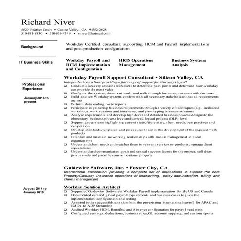 Richard Niver Resume | DOCX