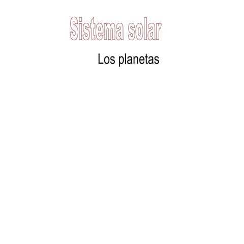 Sistema Solar | PPSX